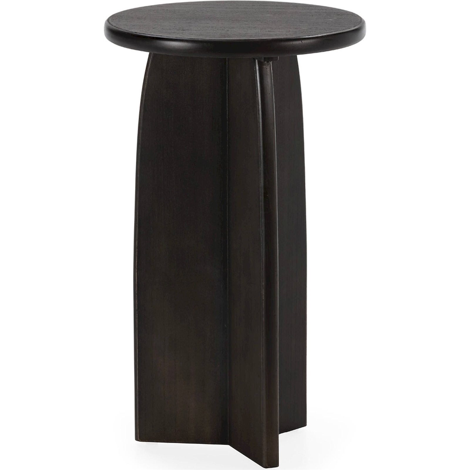 Table d appoint noire en bois design élégant pour salon moderne 36 x 36 ...