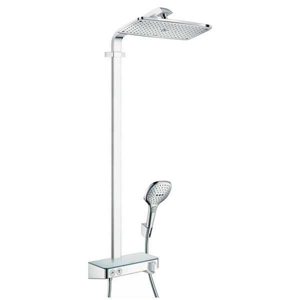 HANSGROHE Showerpipe Raindance Select E 360 1jet ST EcoSmart chromé ...