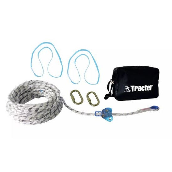 TEMPO 3 TRACTEL Línea de vida temporal 18 m para 3 usuarios - 62862 | Leroy Merlin