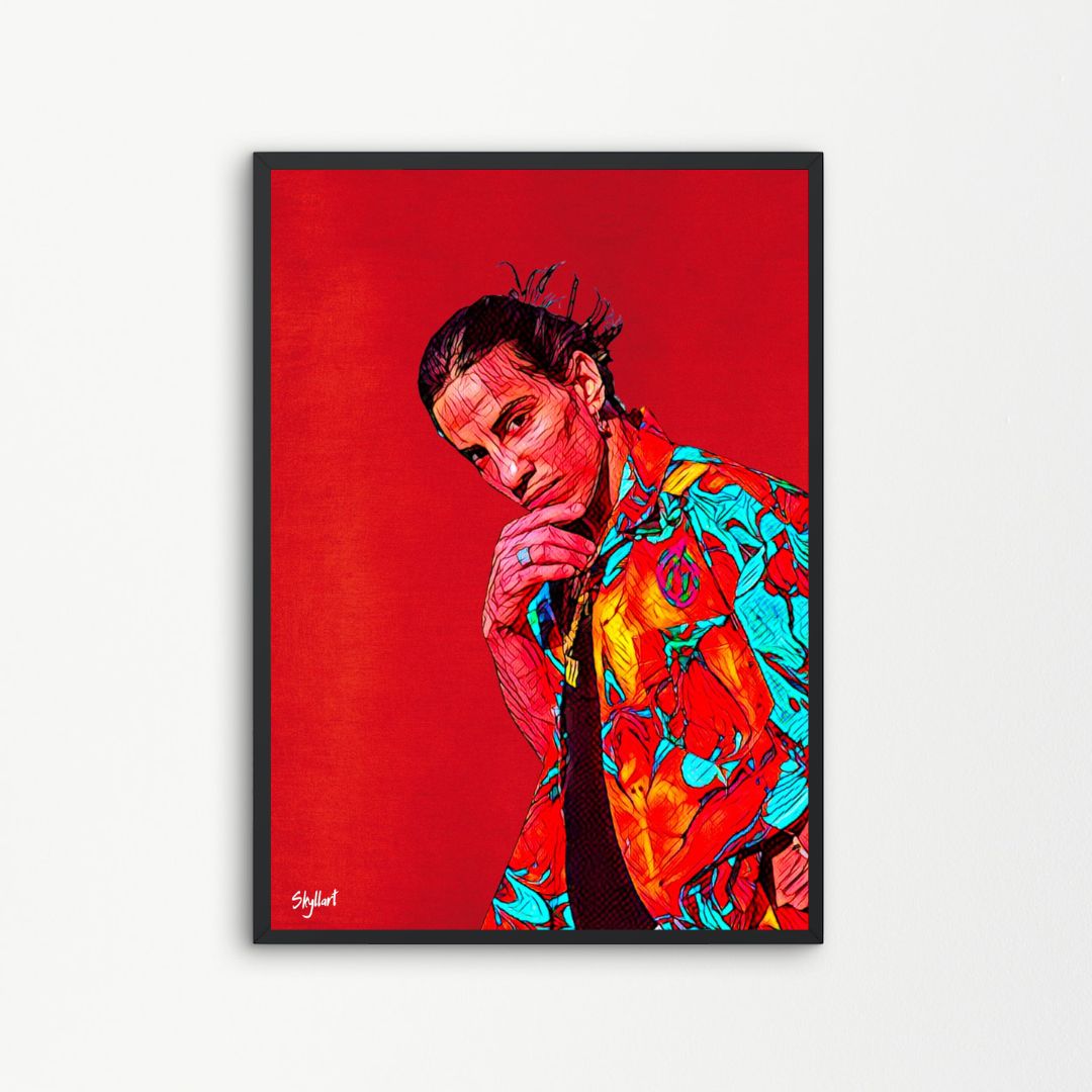 Poster Tedua rapper - 30 x 42 cm Made in Italy | Leroy Merlin