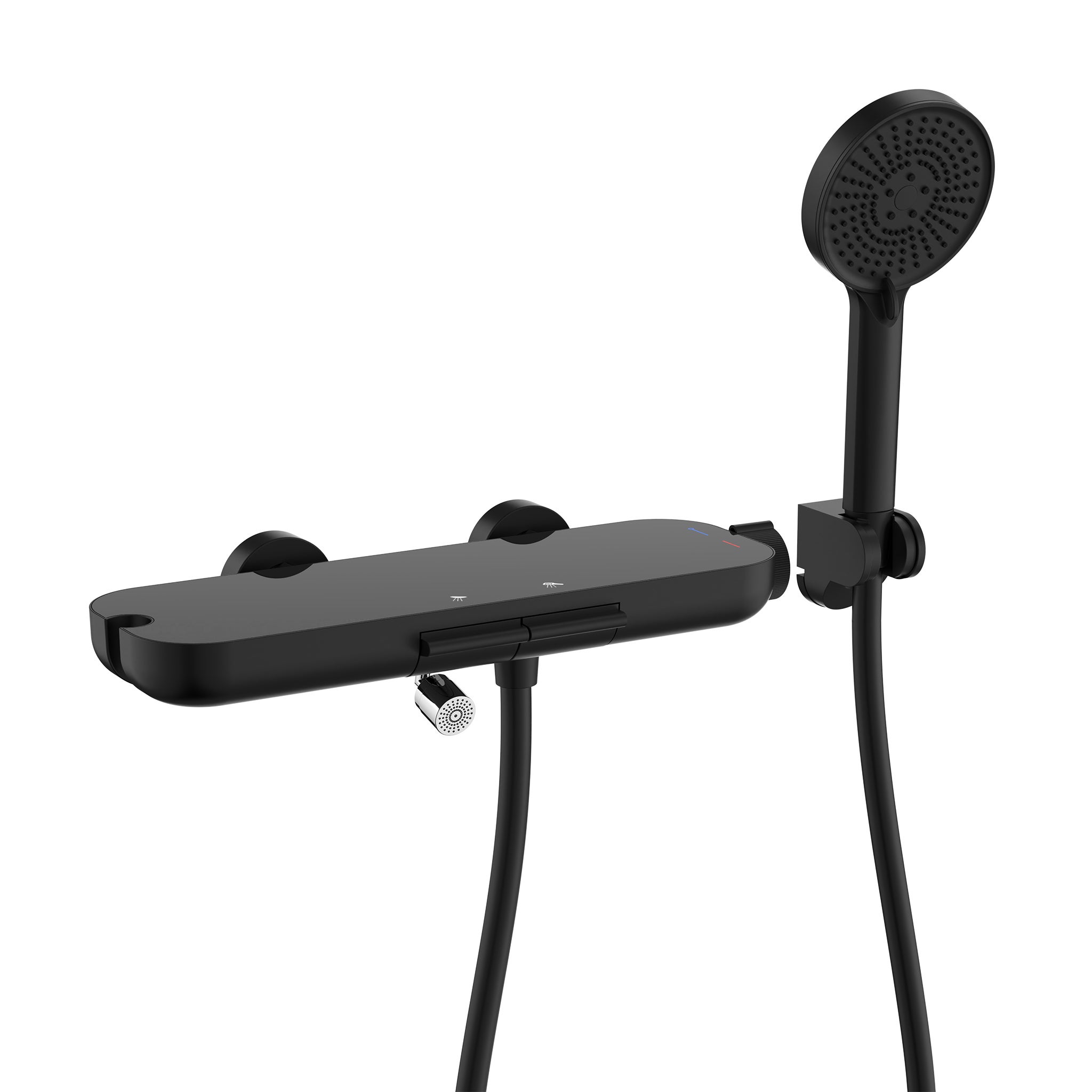 HOMELODY Robinet Baignoire avec Tablette 120×370 mm, Douchette à Main ...