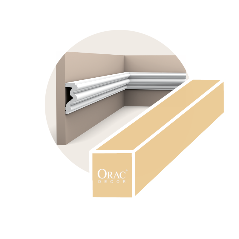 Caja completa de 32 metros de cimacio P4025- ORAC DECOR | Leroy Merlin