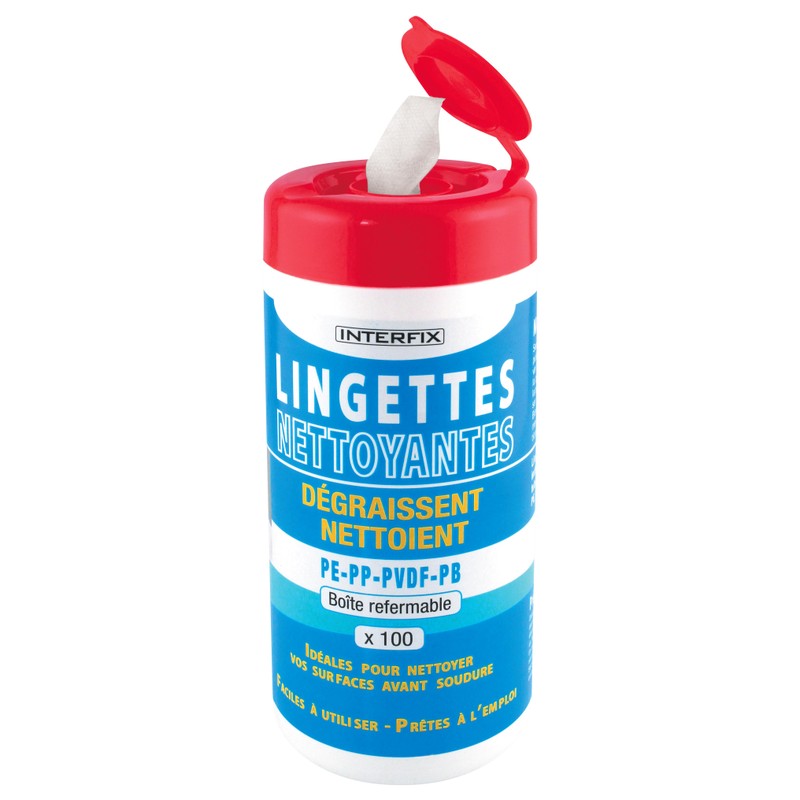 Lingettes nettoyantes avant soudure 100pcs | Leroy Merlin