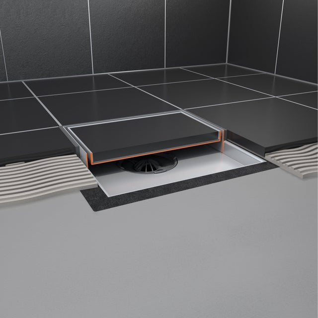 Easy drain Aqua Plus Quattro drain de sol - 20x20cm - grille carrelable ...