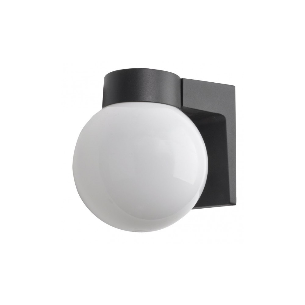 Applique murale noire pour terrasse ou jardin PROCYON ip-44 FABRILAMP ...