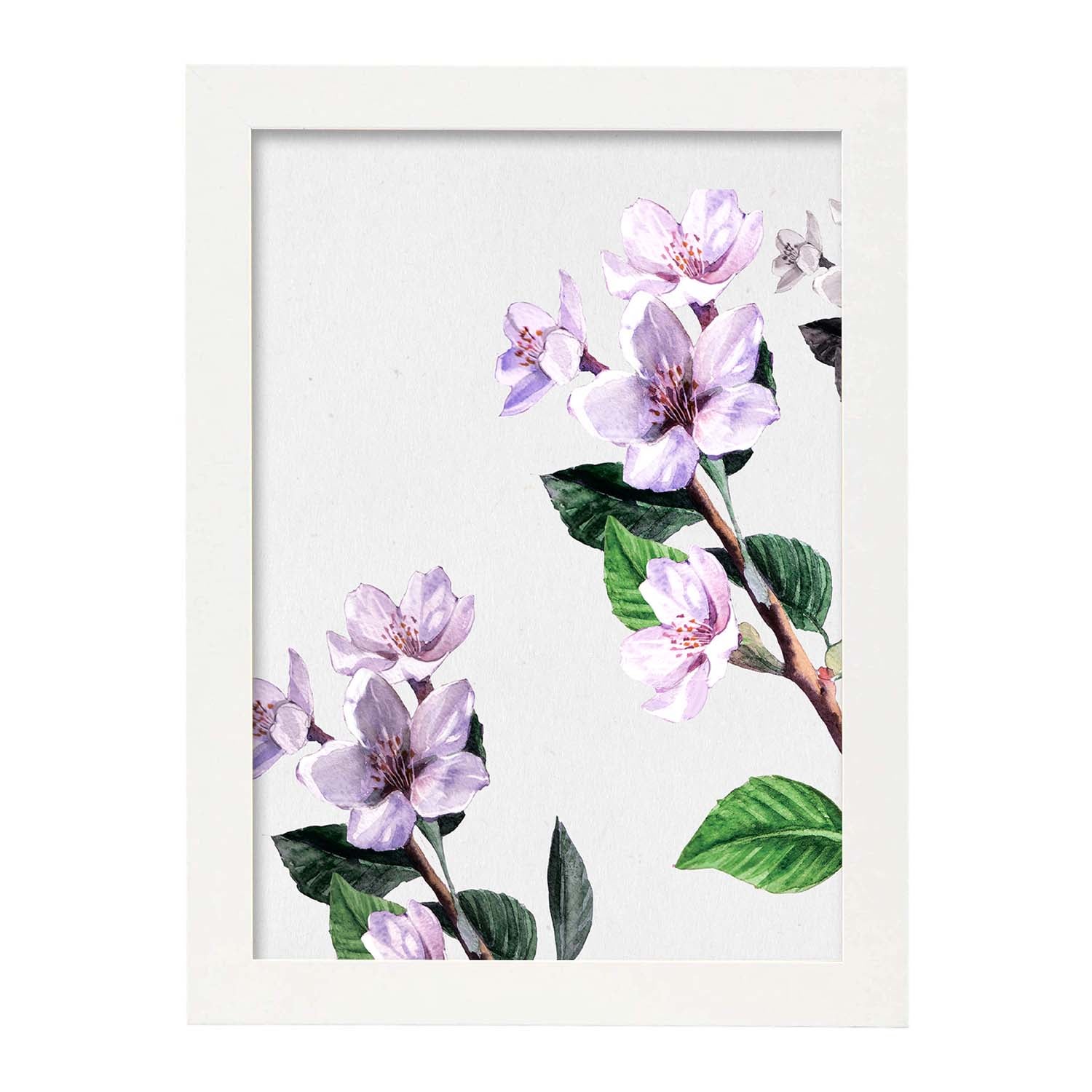 Affiche Des Branches De Style Huile. Ramina 9, Avec Des Dessins Peints ...