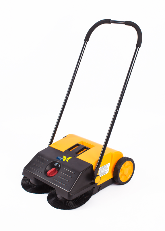 Garden Friend Balai manuel 55cm ABS, EVA et métal brosses réglables en ...