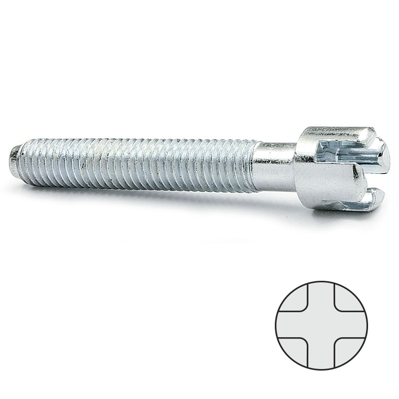 Tornillo torres m8-60 zincado 60mm medida total: cabeza+rosca | Leroy ...