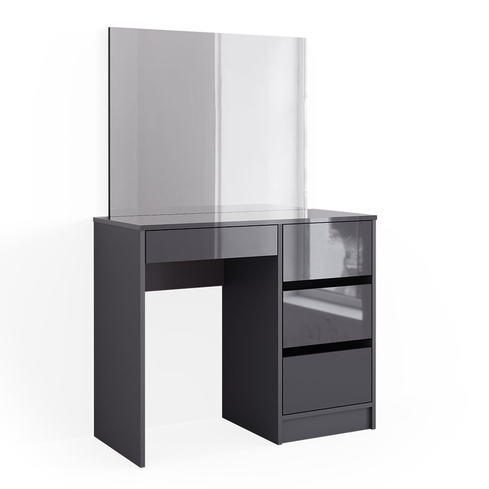 Vicco Coiffeuse Sherry, Anthracite, 90cm avec miroir | Leroy Merlin