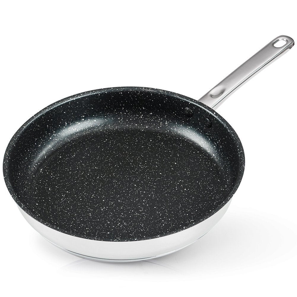 Poêle 28 cm avec revêtement granit, passe induction & lave-vaisselle ...