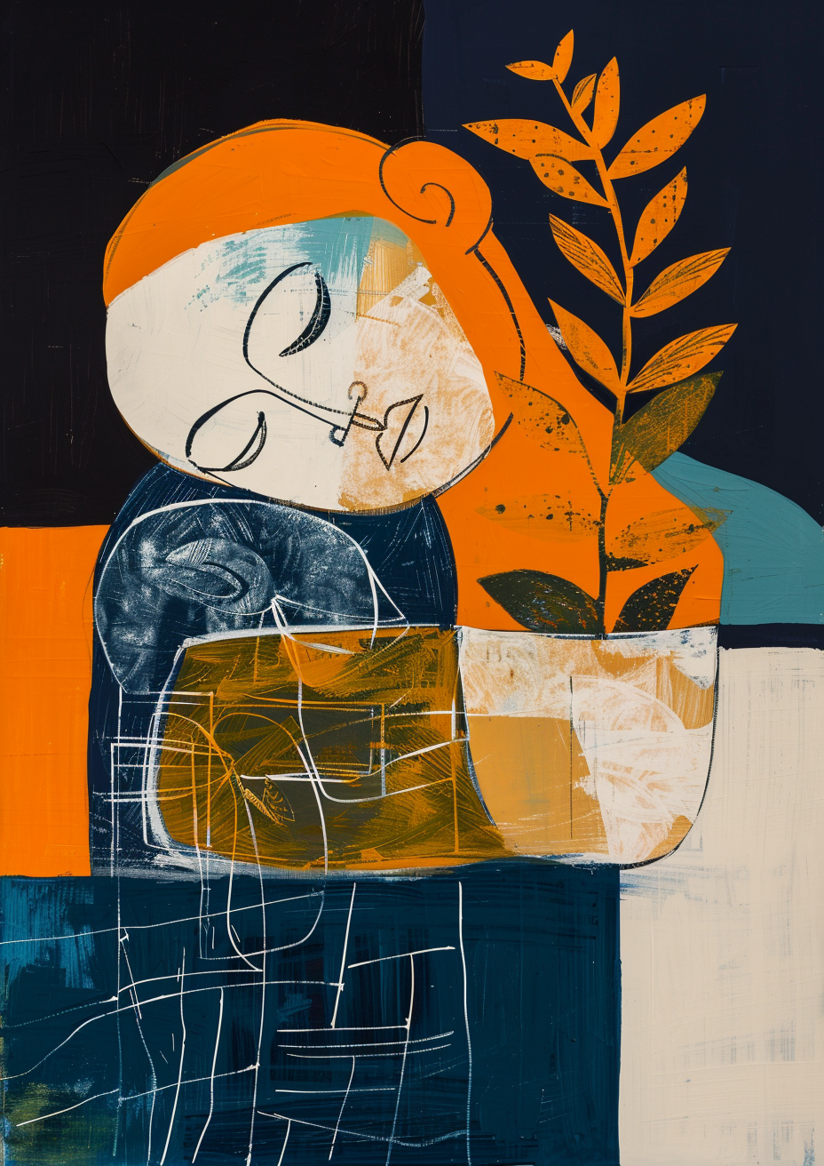 Lámina POLARTE 50x70. Susurros de un Otoño Interior | Leroy Merlin