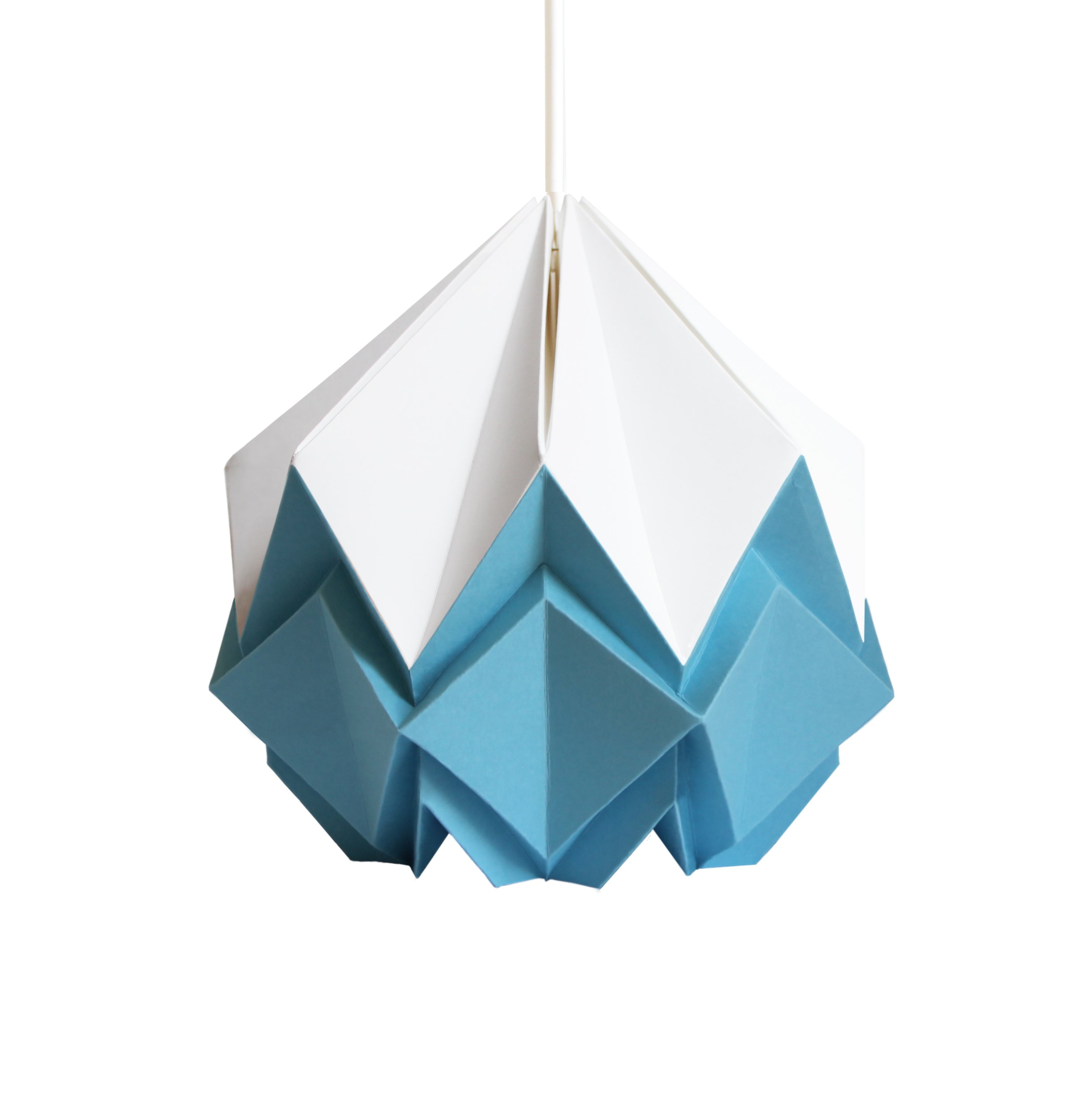 Suspension Origami Bicolore En Papier - Taille S | Leroy Merlin