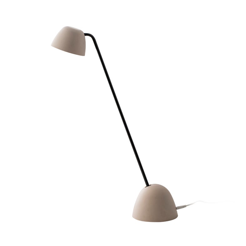 Lámpara de mesa LED regulable Meleti de 12 W, gris paloma, 3000 K ...