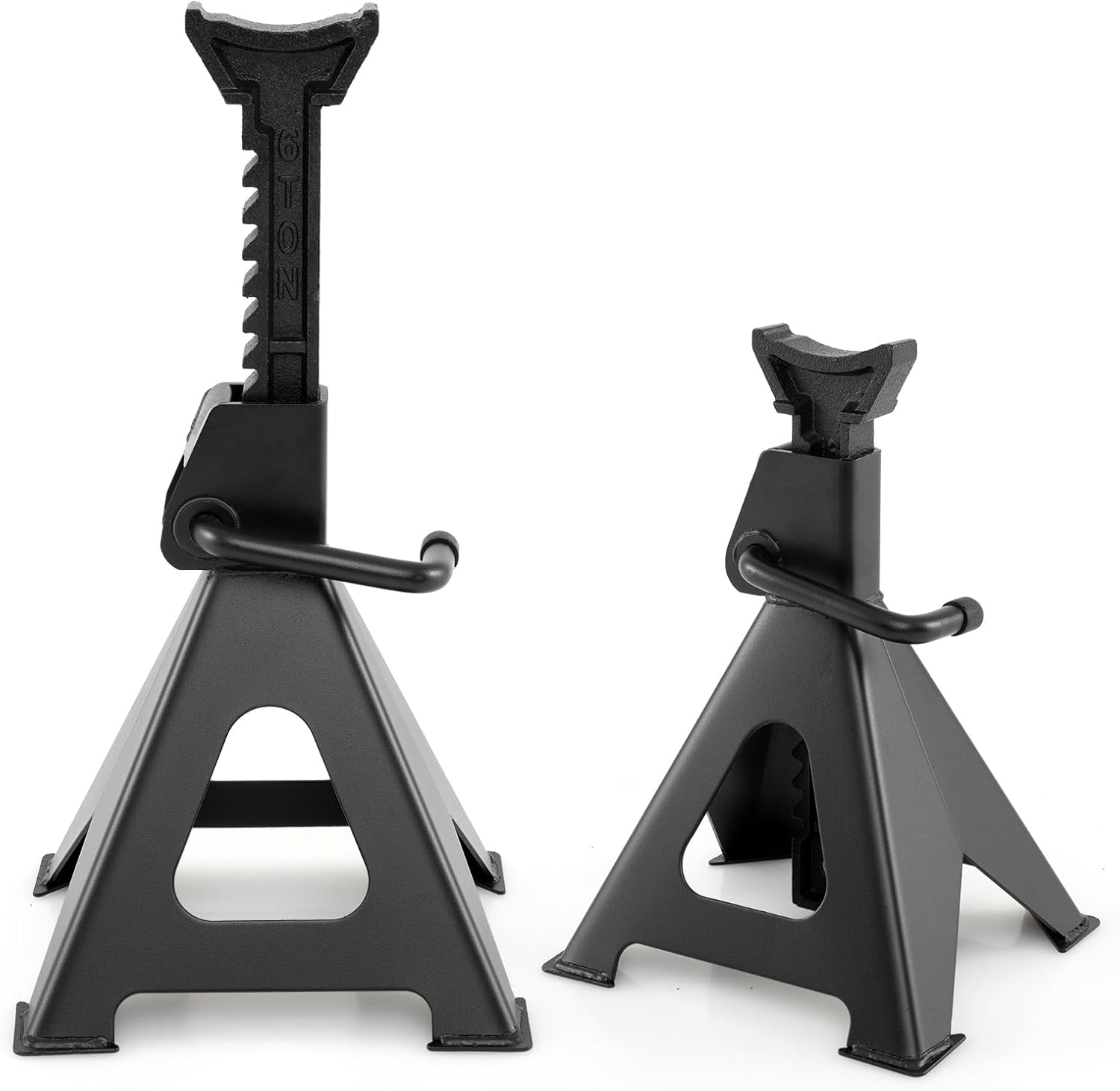 Lot de 2 Crics de Levage de 6 T pour Tout Type de Véhicule, Cric de Levage de Voiture en Métal ...