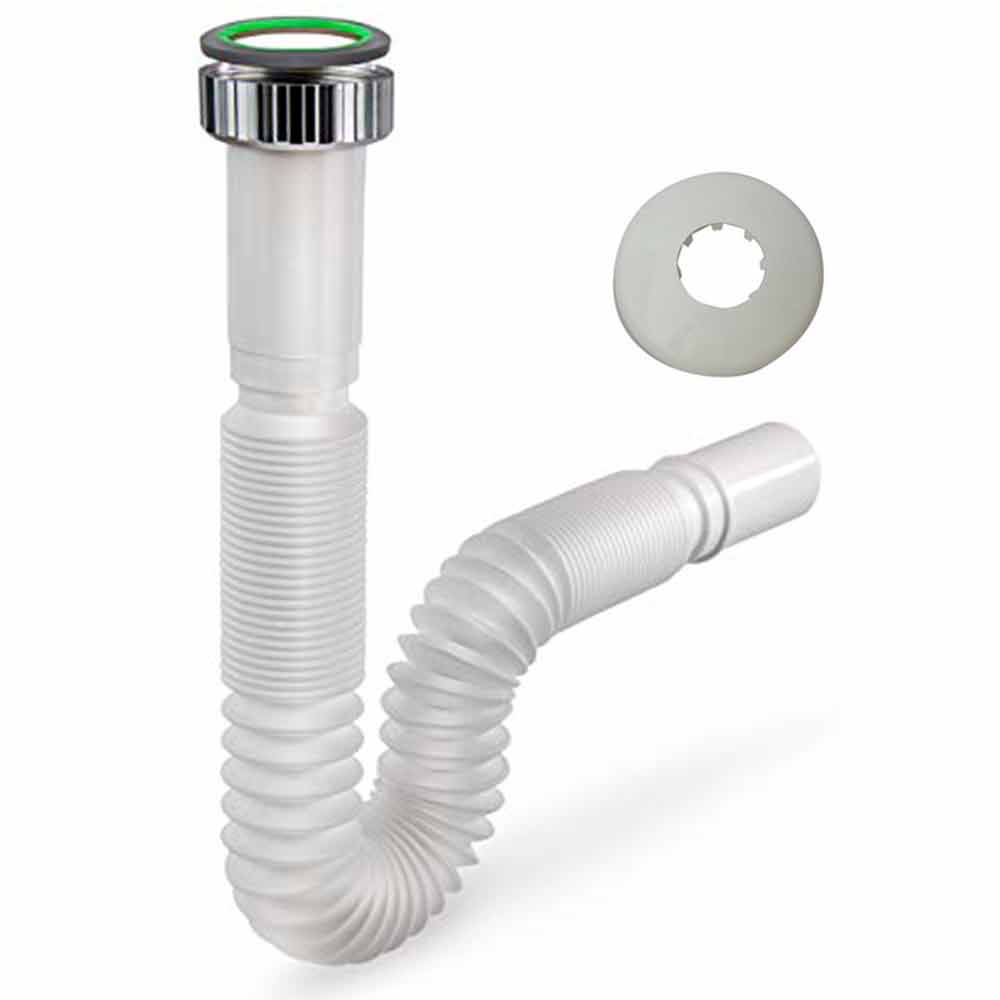 Magikone Flexible-Extensible 1" 1/2 x 40-50mm Ecrou Métal Blanc ...