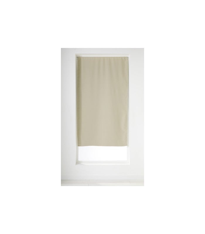 Vitrage occultant uni écru - 60x120cm - Ecru | Leroy Merlin