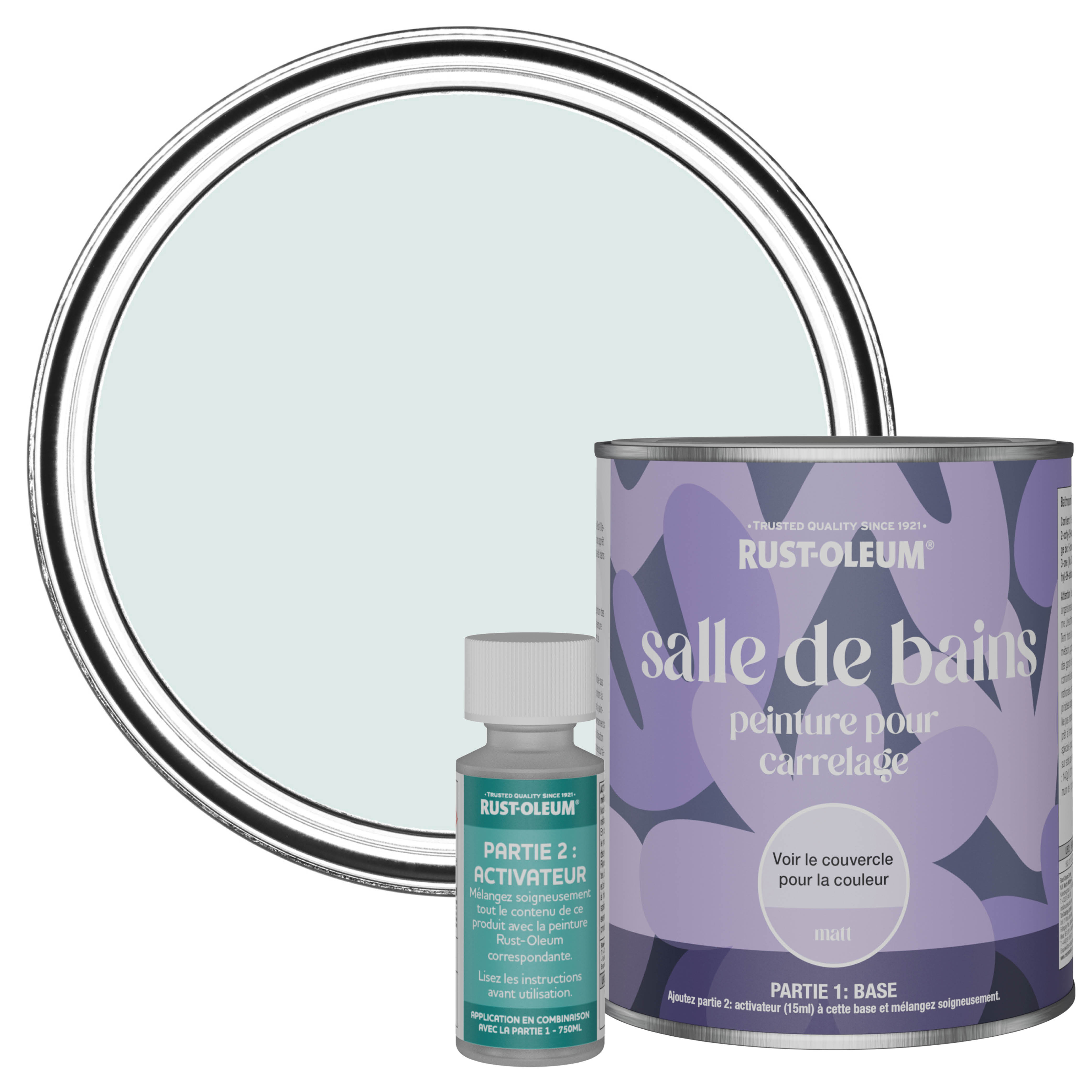 Rust-Oleum Peinture Carrelage Salle de Bain, Mate - Marcella 750ml ...