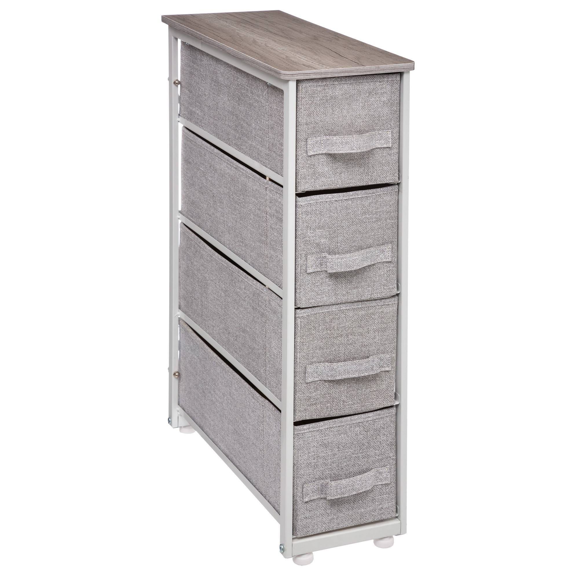 Tour de rangement 4 tiroirs Gris clair H.73,5cm | Leroy Merlin