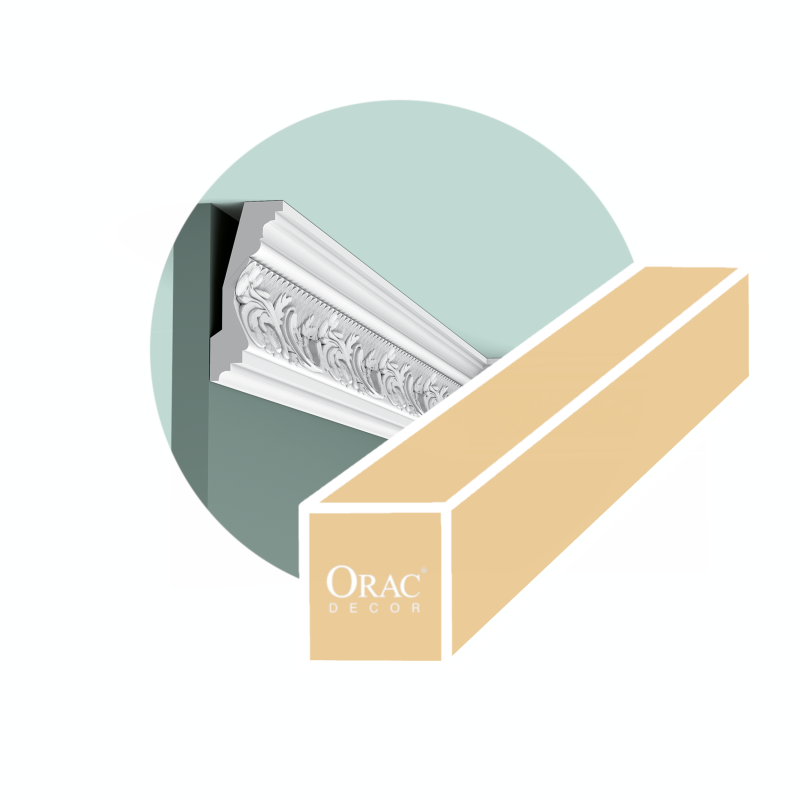 C201 Corniche plafond Orac Decor - 11,5x5x200cm (h x p x L) - moulure ...