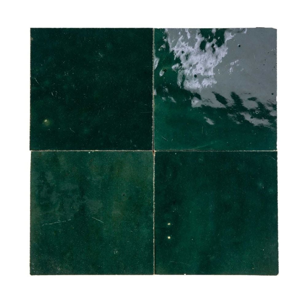 Zellige Marocain - 10x10 cm - Carrelage mur - Terre De Zellige 10x10 cm ...