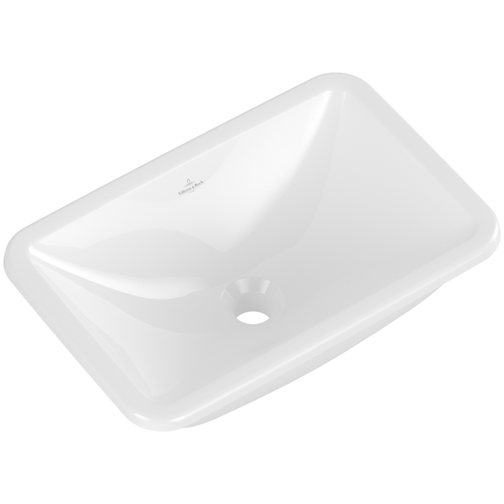 VILLEROY ET BOCH Loop & Friends TitanCeram lavabo sobre encimera blanco ...