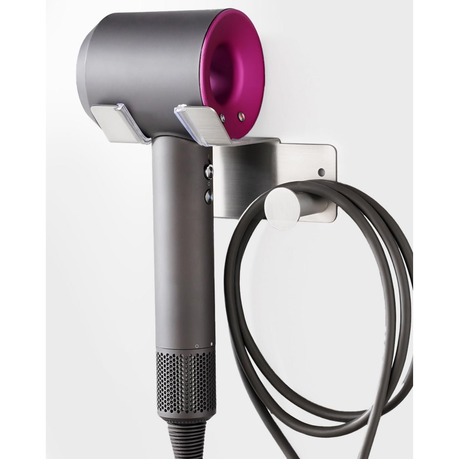 Support pour sèche-cheveux, sans perçage, en acier inoxydable SUS304 ...