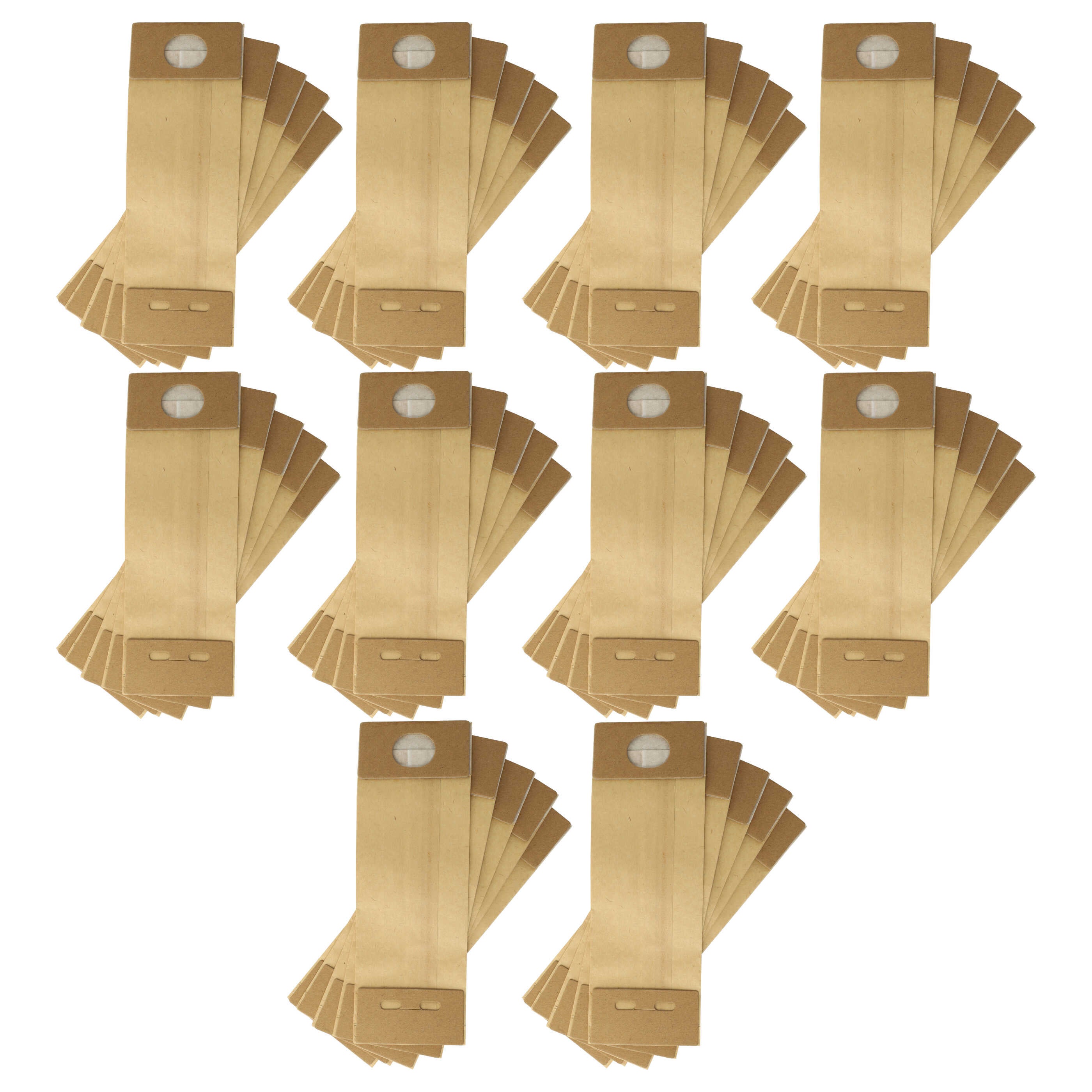 Vhbw 50x bolsa reemplaza Swirl V62 para aspiradora - papel, 24,3 cm x 8,7 cm marrón | Leroy Merlin
