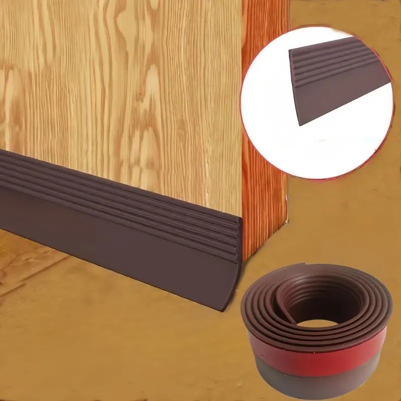 Burlete para puerta y puerta inferior de color marrón de 36 mm, de 1 ...