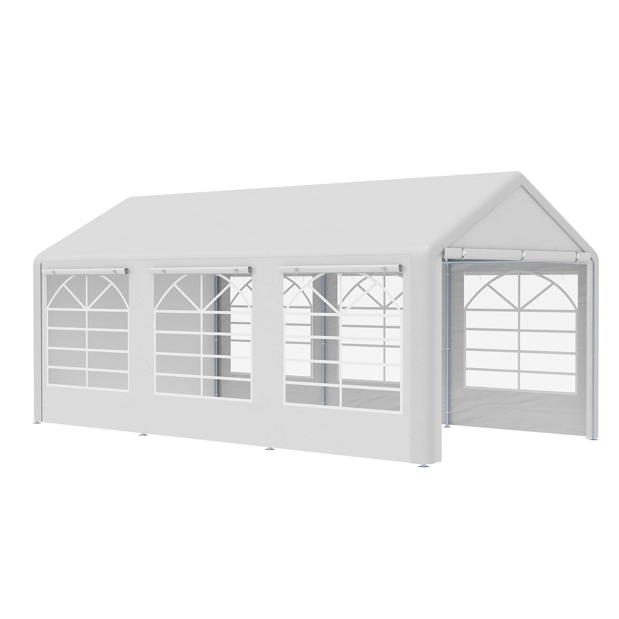 Chapiteau de jardin imperméable, structure robuste en acier, 6 x 3 m ...