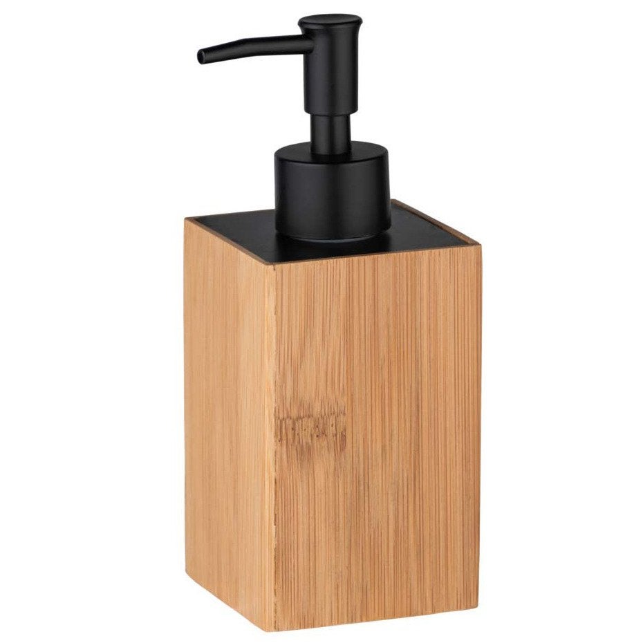 WENKO Dispensador de jabón Padua, bambú, 210 ml | Leroy Merlin