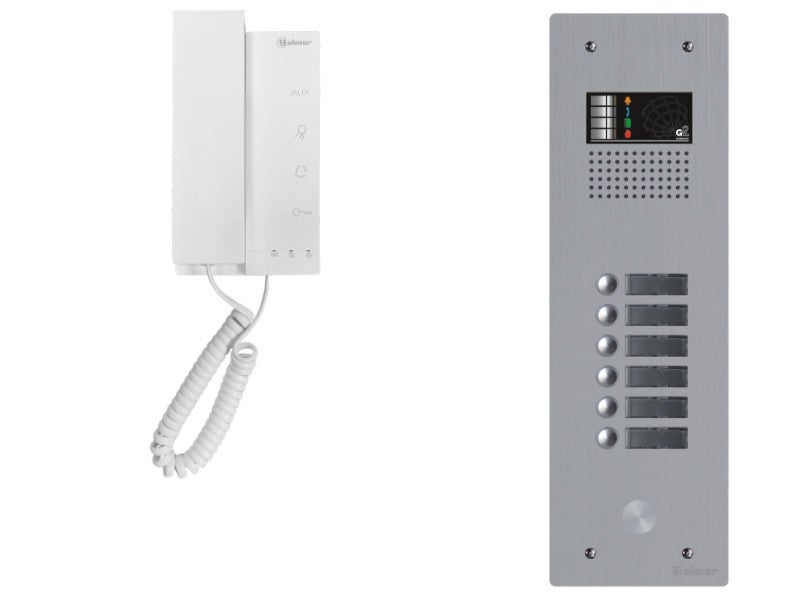 Kit interphone avec 6 combinés GOLMAR Collectif | Leroy Merlin