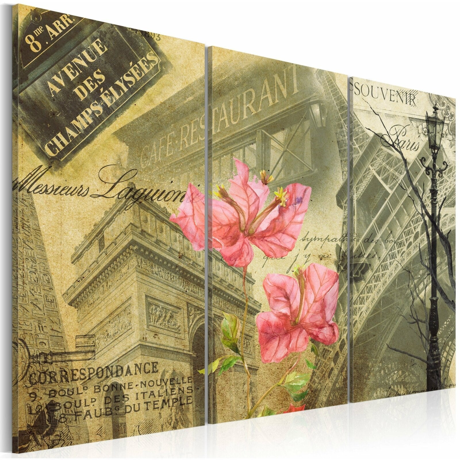 Tableau collage english - 60 x 40 cm | Leroy Merlin