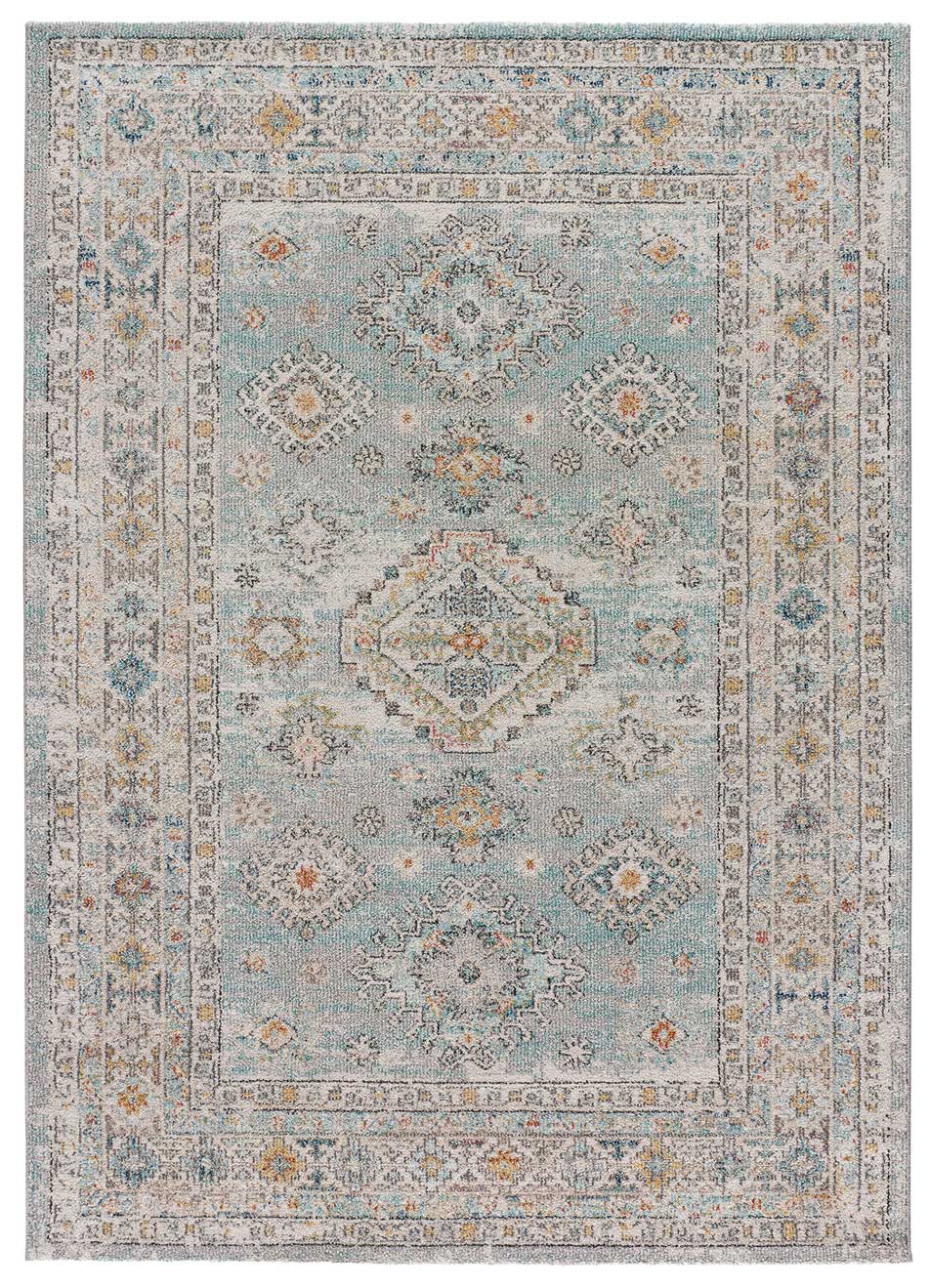 Tappeto interno blu rettangolare 80 x 150 cm PARMA vintage - ATTICGO ...