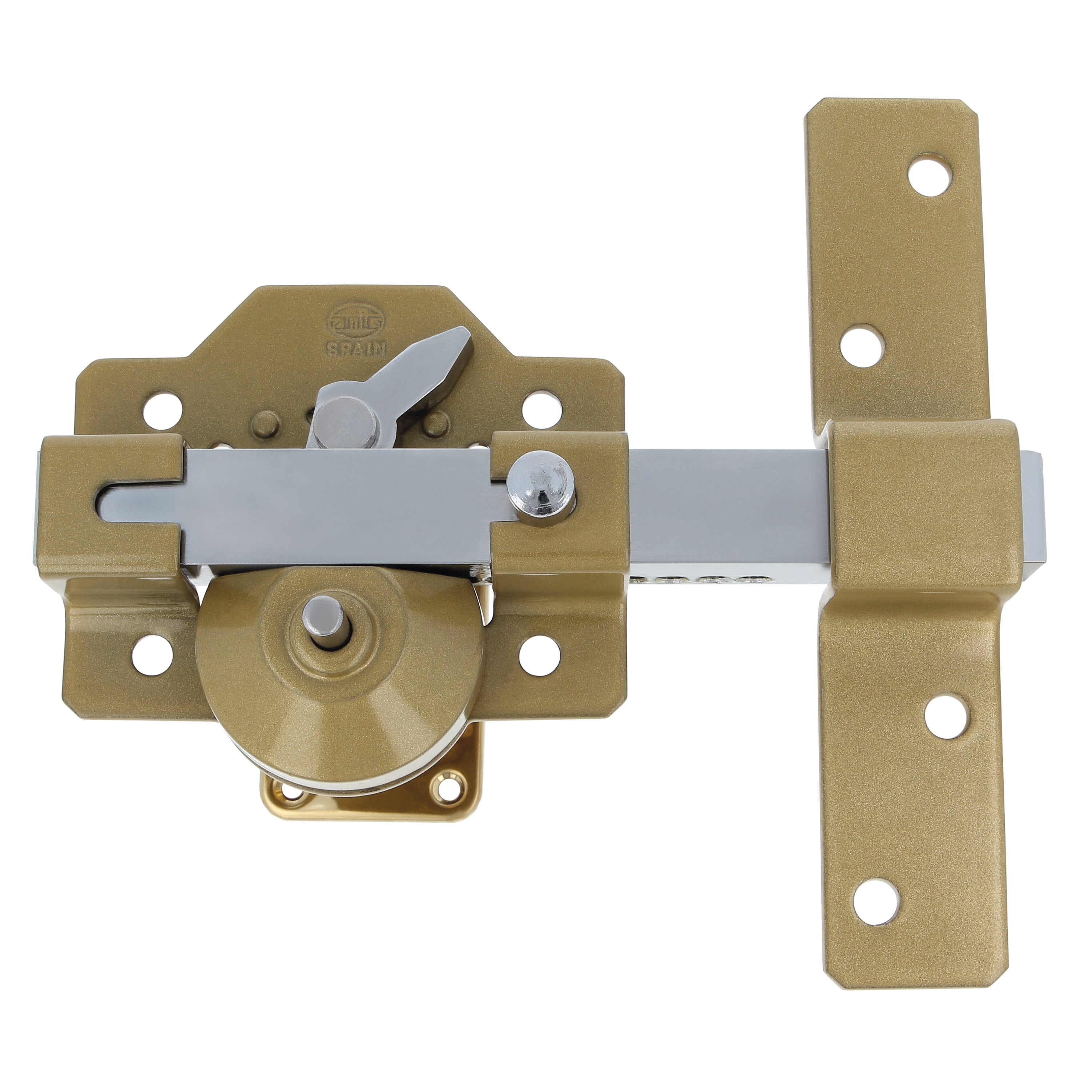 Amig - Verrou à appliquer Mod.2 pour portes | Avec bouton d'ouverture ...