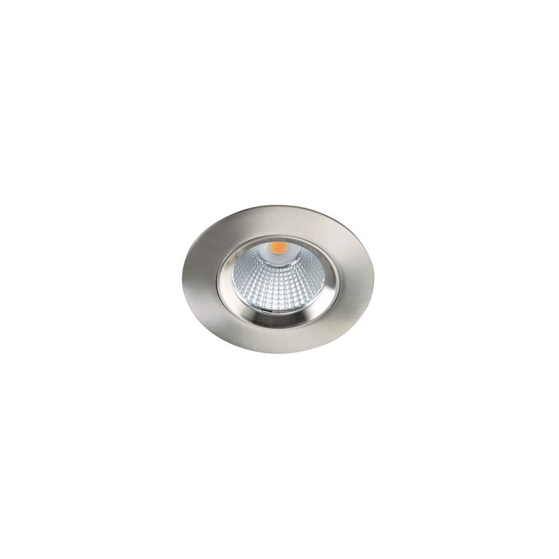 Spot LED encastré DL-084 - 8W - 3000°K - 630lm - Rond - Lames ressorts ...