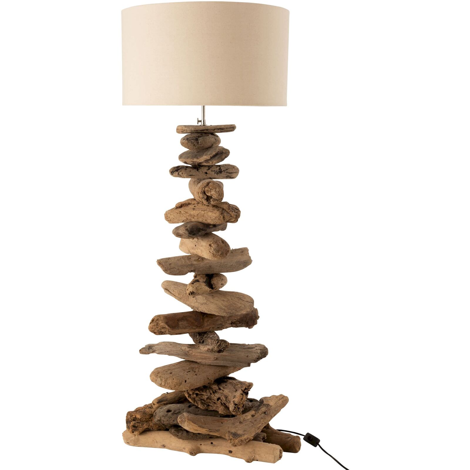 Lampadaire Bois Flotté Design Naturel et Élégant 42 x 42 x 90 cm ...