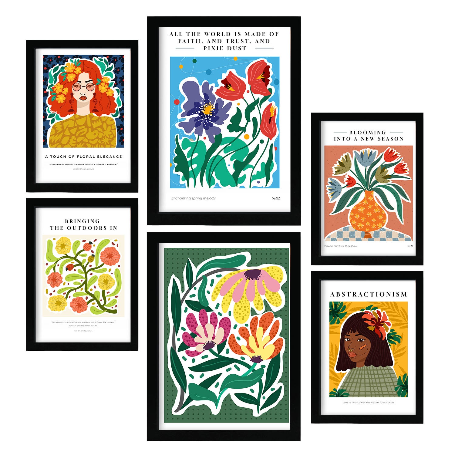 Nacnic Lámina Poster De Eden Galería De Arte Abstracta Cuadros ...