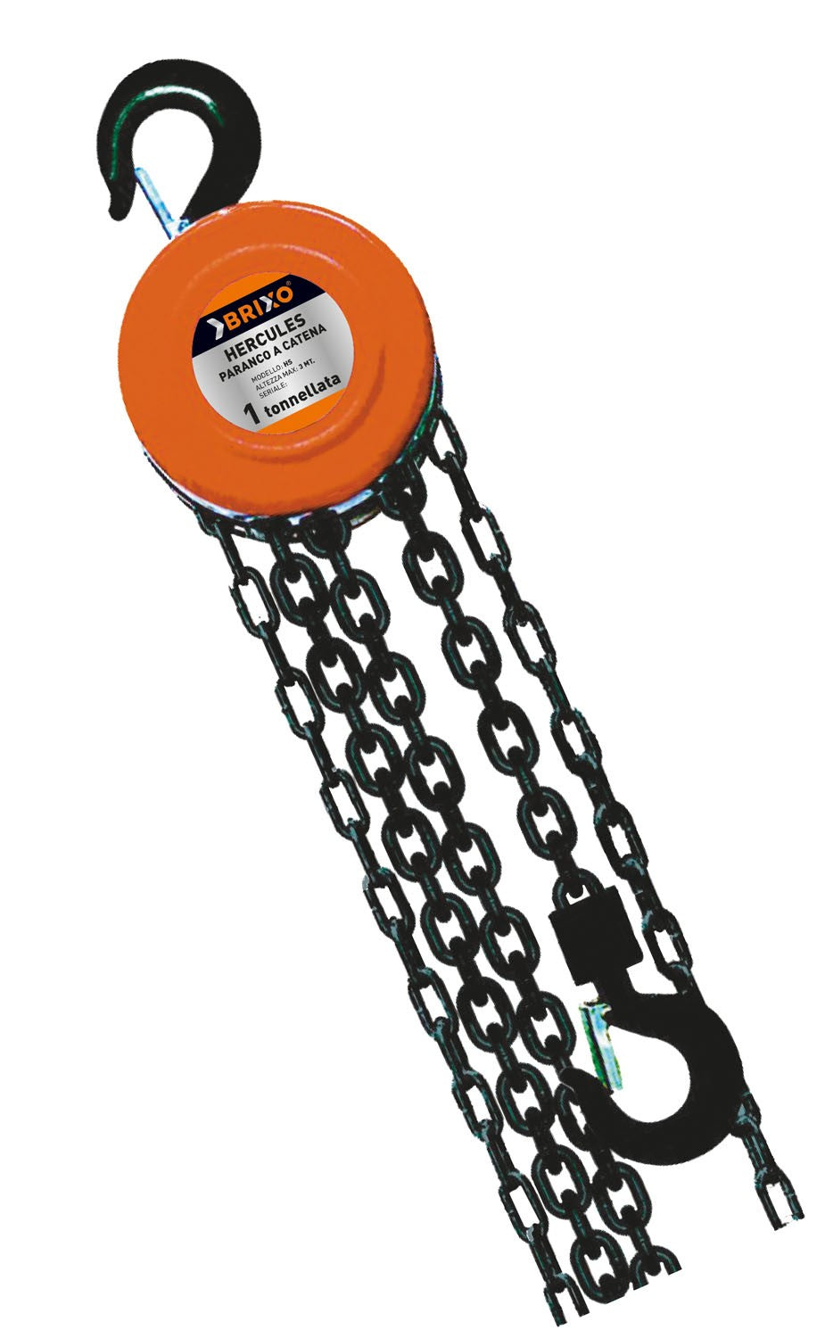 Palan manuel à chaîne Brixo Hercules 1 tonne | Leroy Merlin