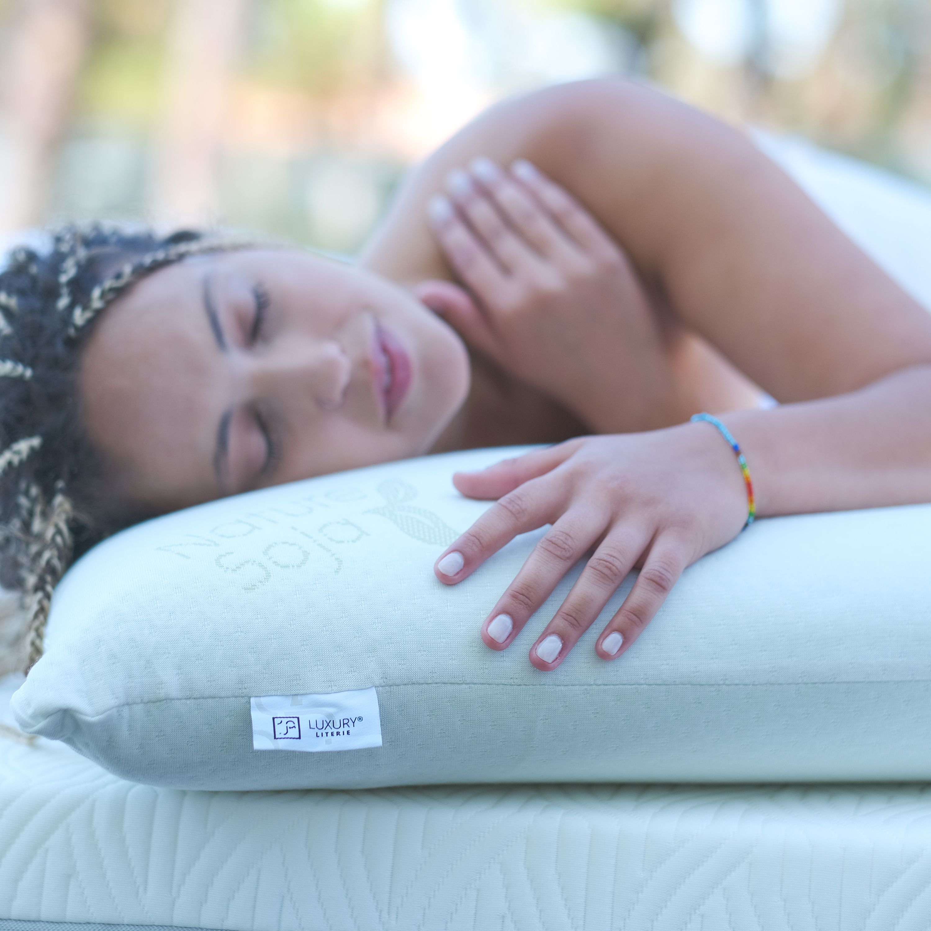 Oreiller à mousse à mousse haute densité 100 (bio soja naturel ...