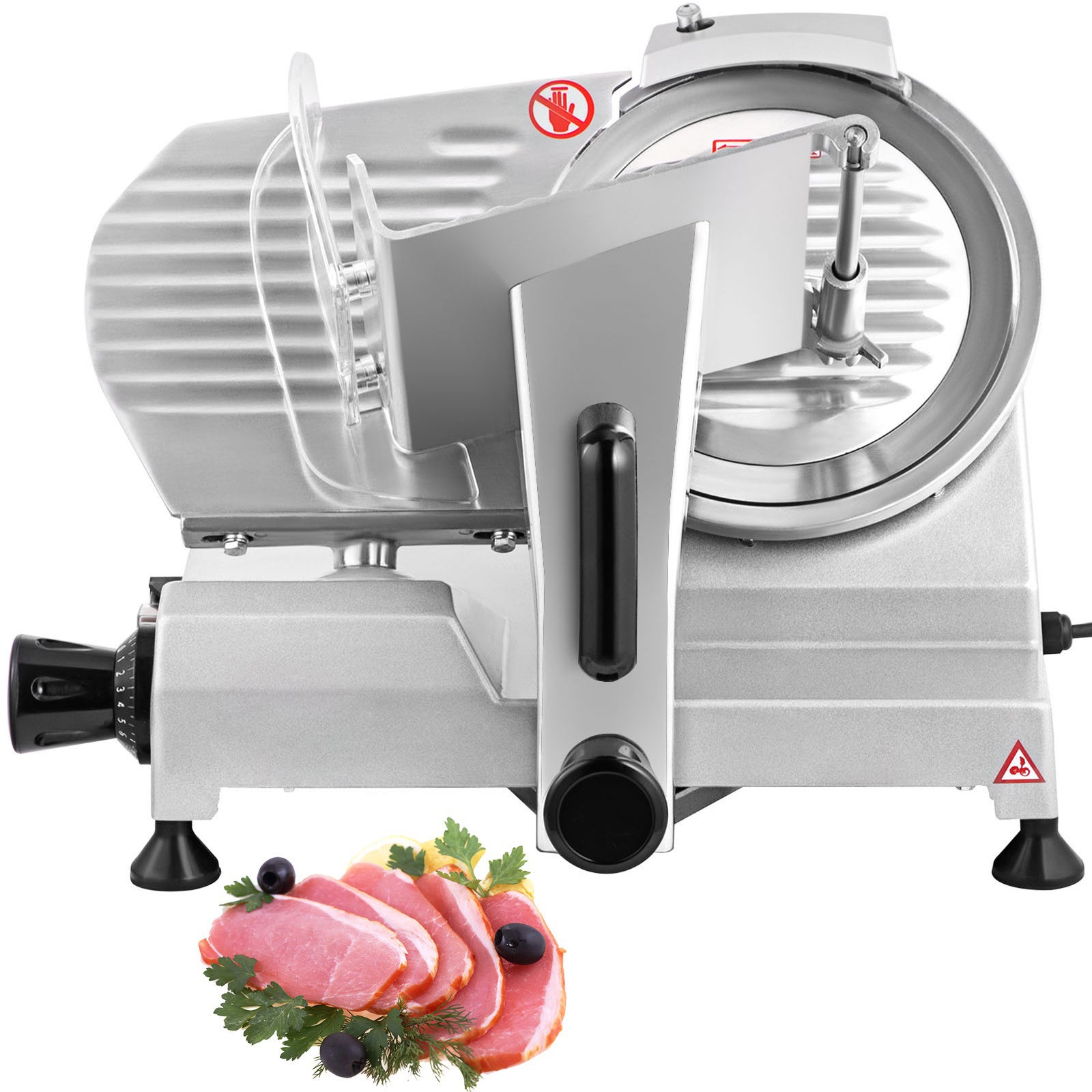 Trancheuse Viande Commerciale 200 W,SucceBuy Lame Acier Carbone 8 po ...