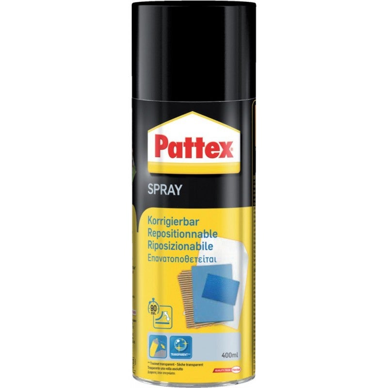 Pattex Power Spray colle repositionable 400ml (Par 6) | Leroy Merlin
