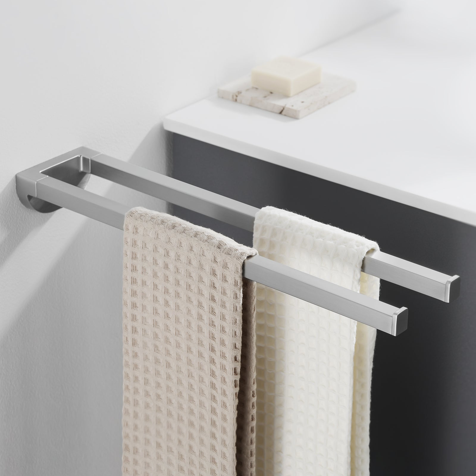 Auralum max Barres Porte-Serviettes à visser ou à coller,Support De ...