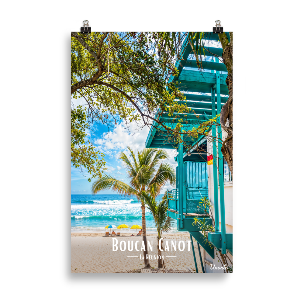 Affiche de La Réunion 'Boucan Canot' | Leroy Merlin