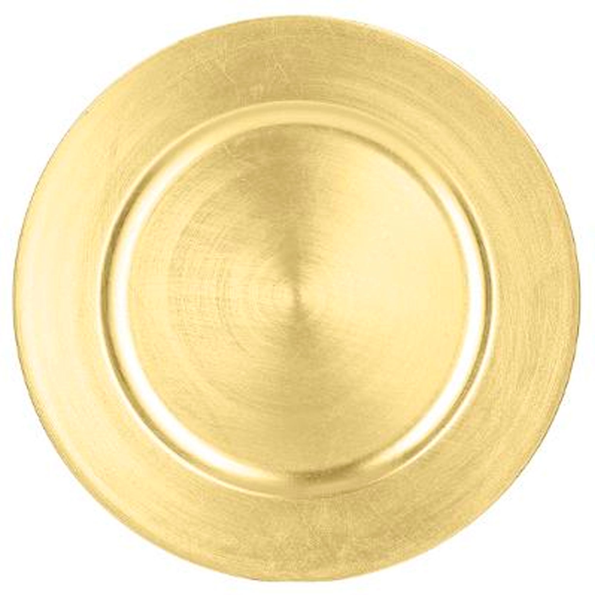 Plato De Presentación Redondo Dorado Leroy Merlin