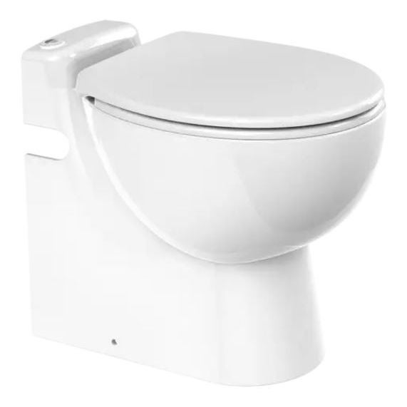 WC broyeur Sanicompact Pro double-chasse économique avec lave-mains ...