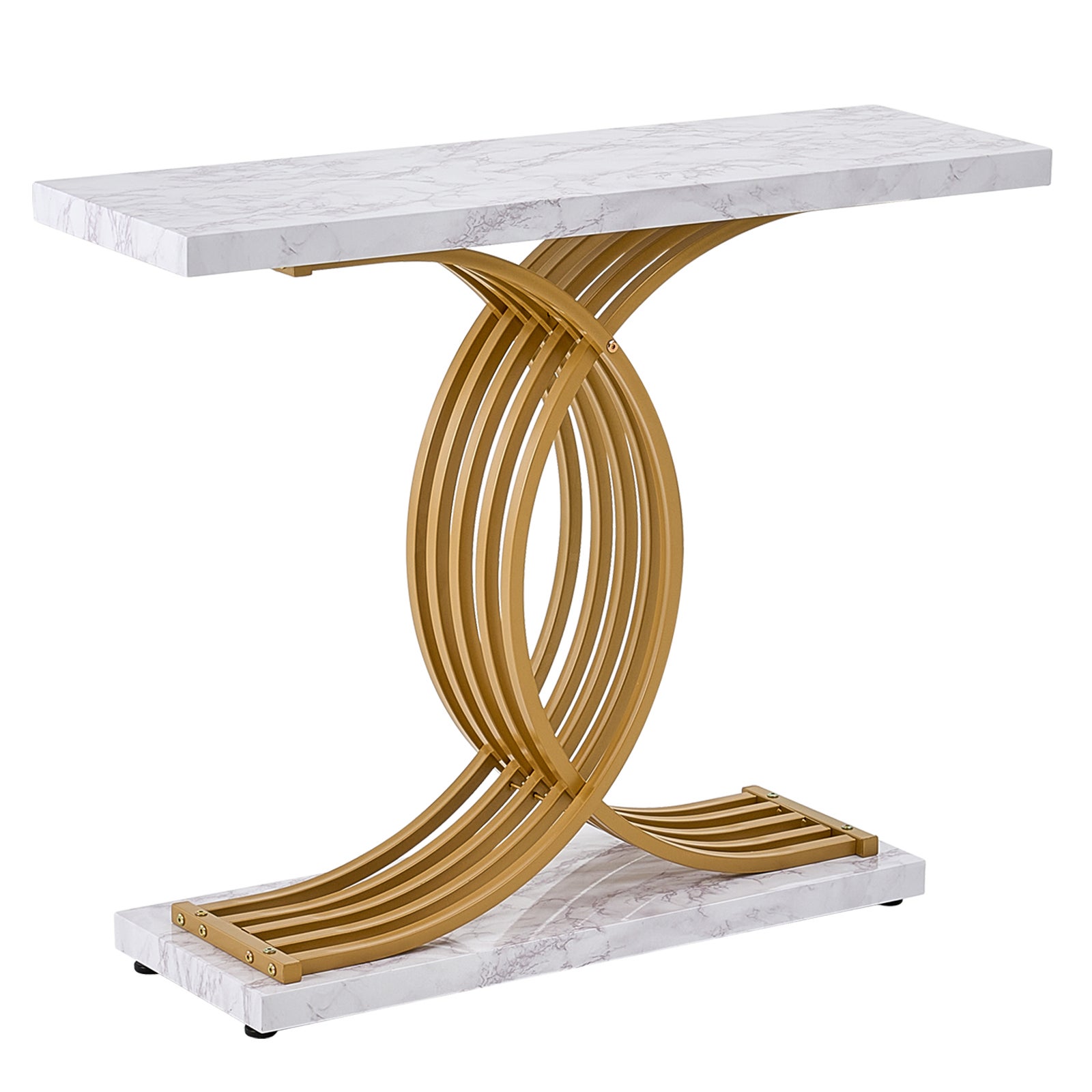 Table console étroite,SucceBuy 39,4 pouces,table d'entrée 1 niveau ...