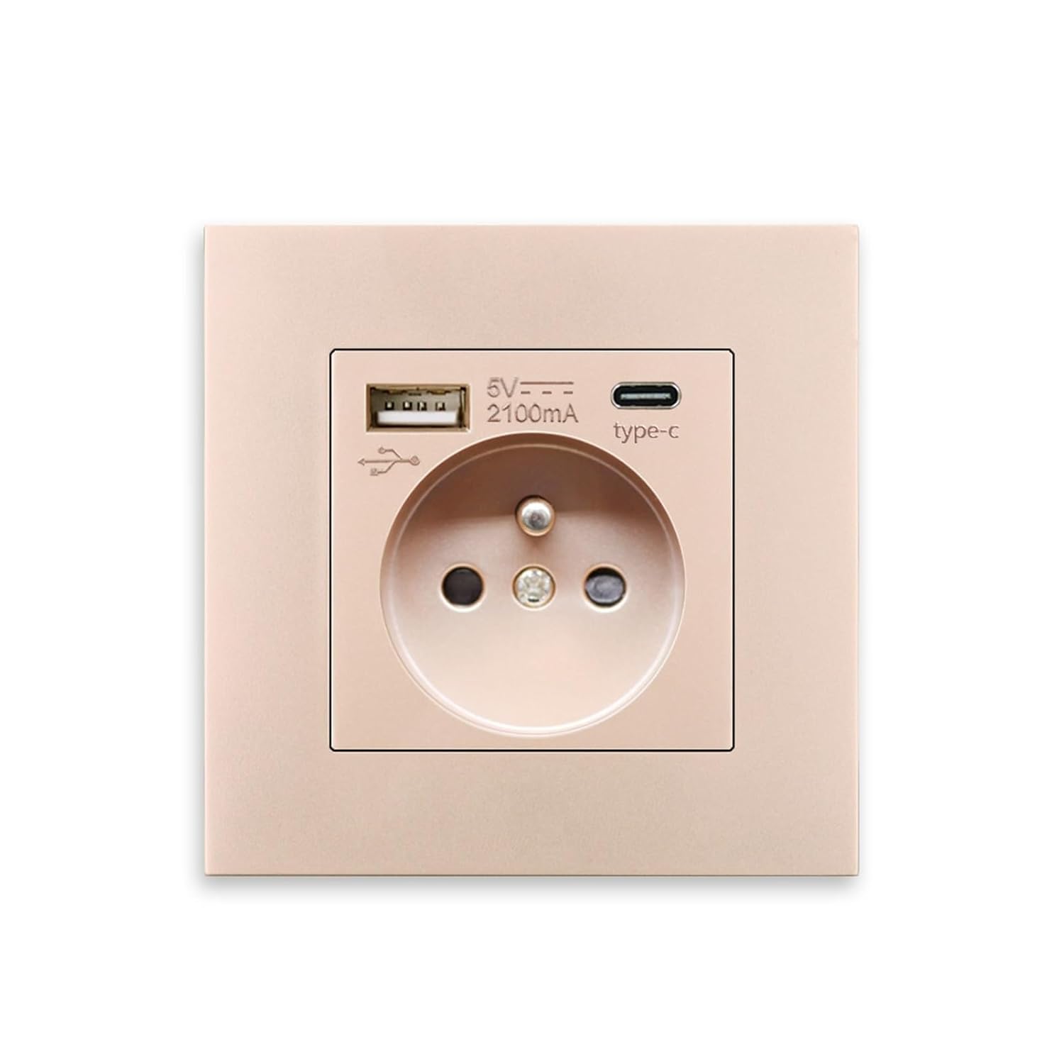 Prise murale USB Type C, port de charge, alimentation électrique ...