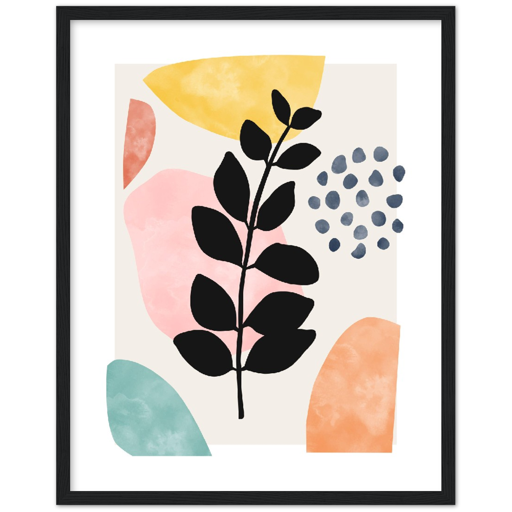 Lámina decorativa para enmarcar BOHOPALM 50x70 cm | Leroy Merlin