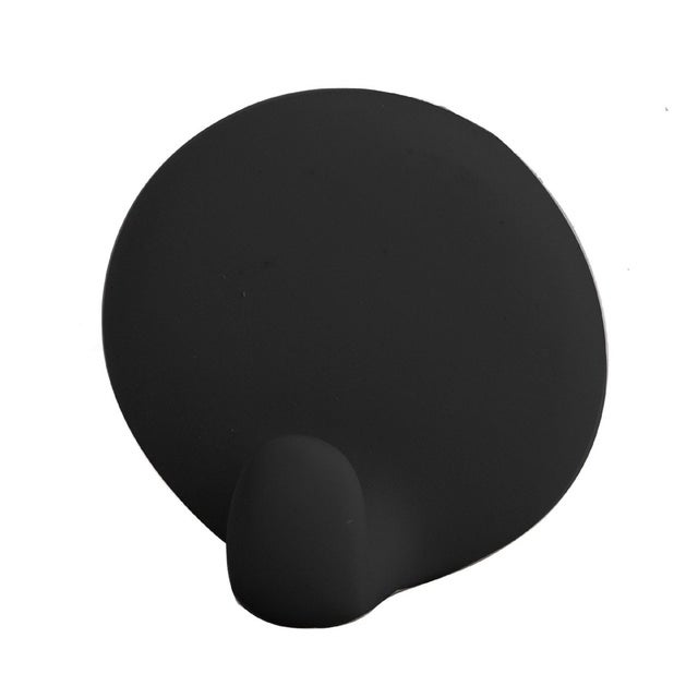 Crochet rond noir en silicone | Leroy Merlin