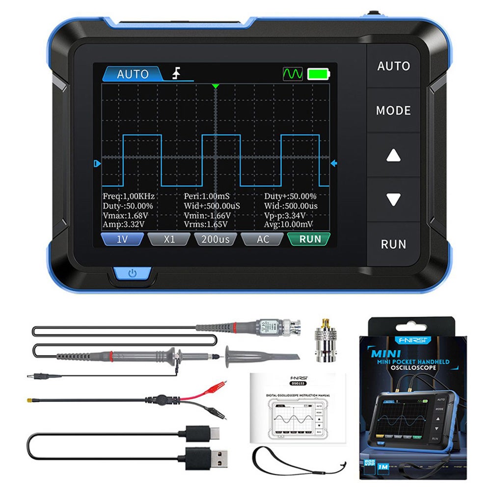 Oscilloscope Numérique Portable FNIRSI DSO153 - Ajustement Automatique ...